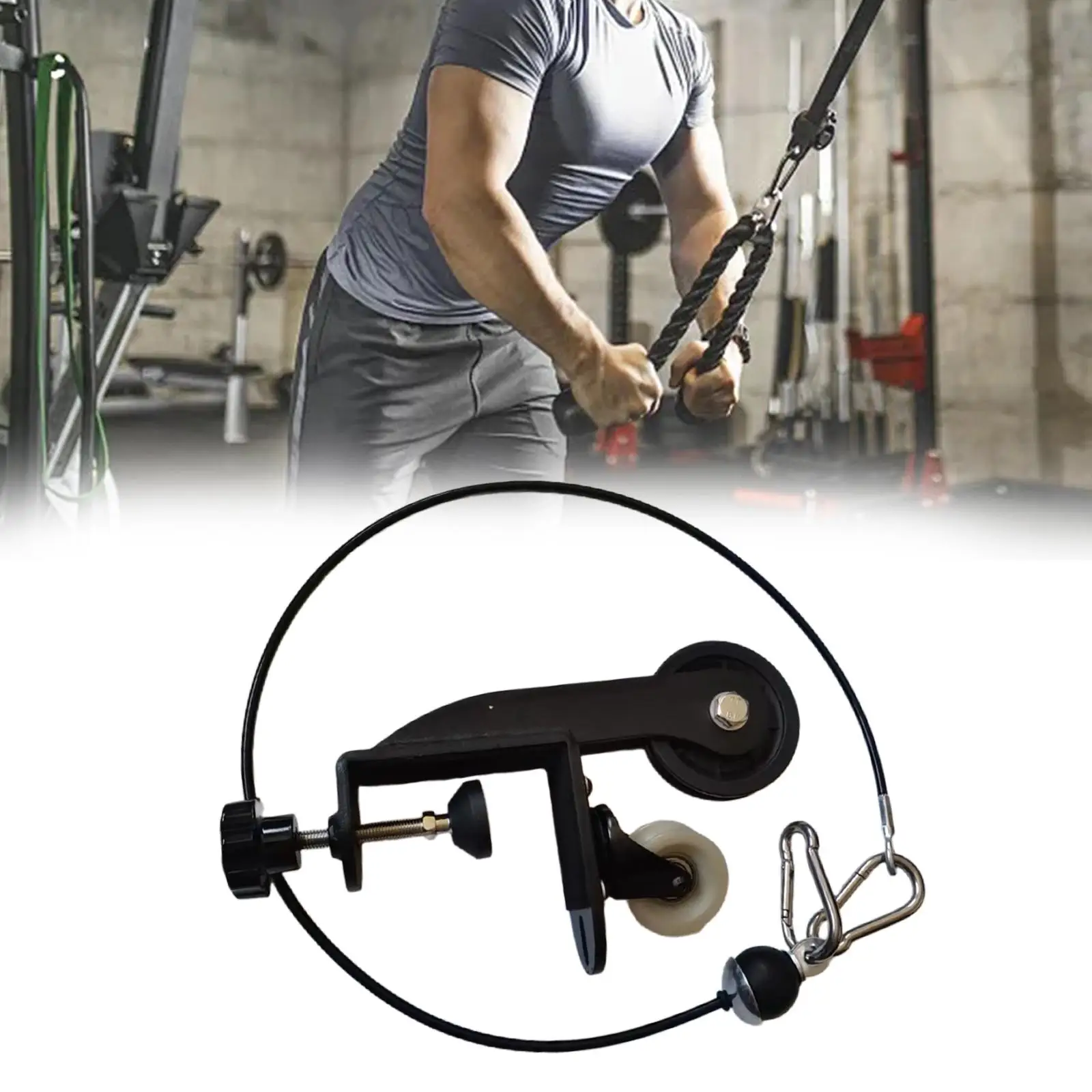 Arm-Wrestling-Training-Table-Pulley-Cable-System-Home-Gym-Strength ...