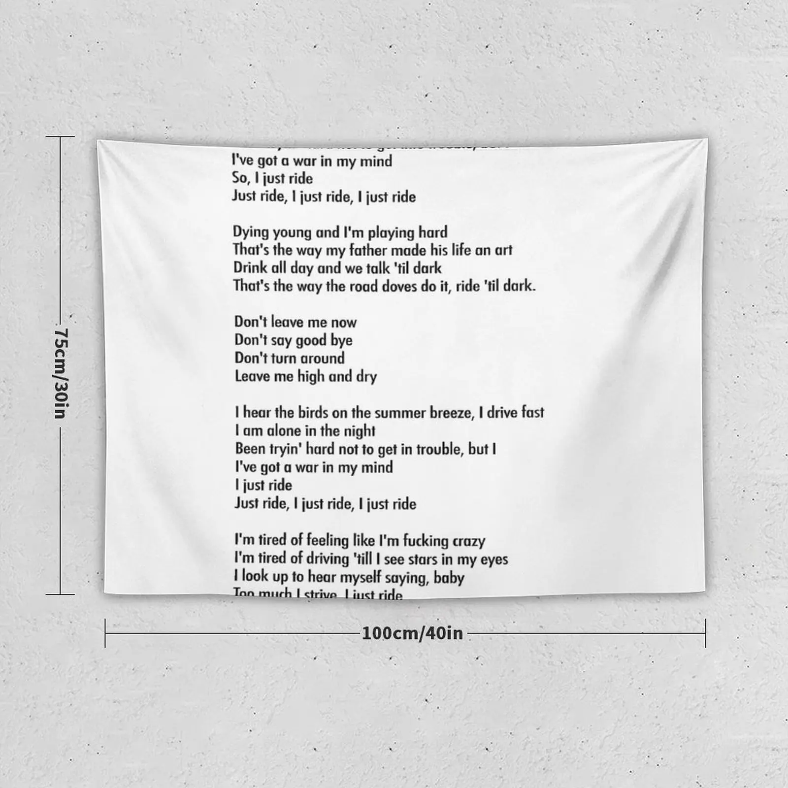 Lana Del Rey Ride Lyrics