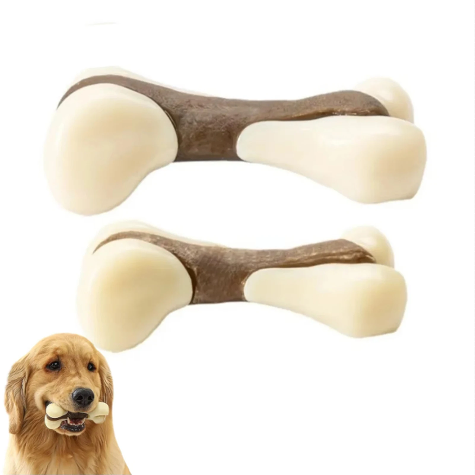 Bacon Edible Dog Chew Toy for Aggressive Chewers - Durable Nylon Bone ...
