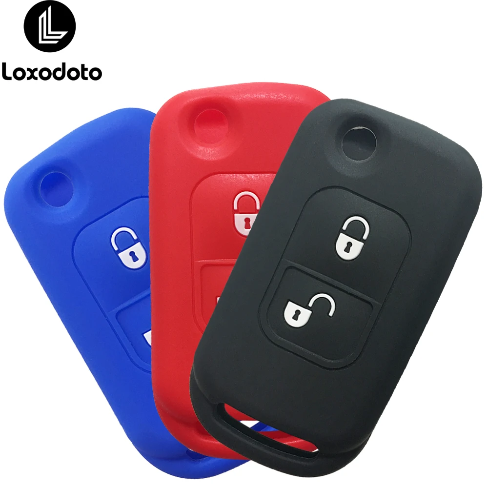 2 3 Button Silicone Key Cover Case Fob For Mercedes Benz ML C E CL S SL
