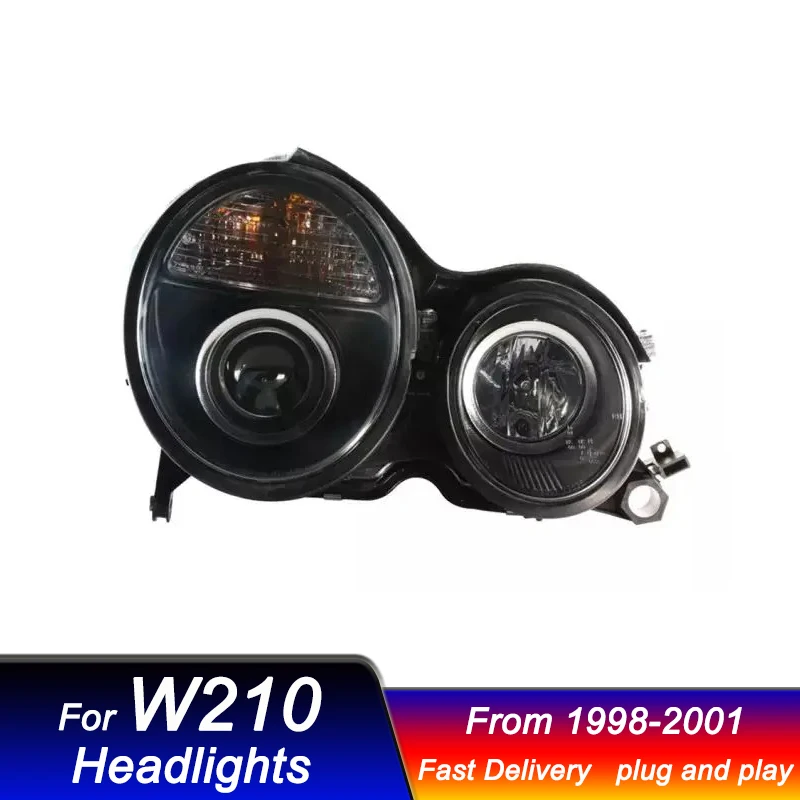 Car styling Headlights For Mercedes-Benz W210 1998-2001 new style full ...