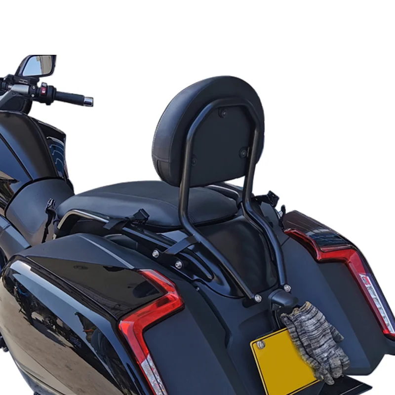 Panical Motorcycle Passenger Backrest Luggage Rack Sissy Bar Mat For ...