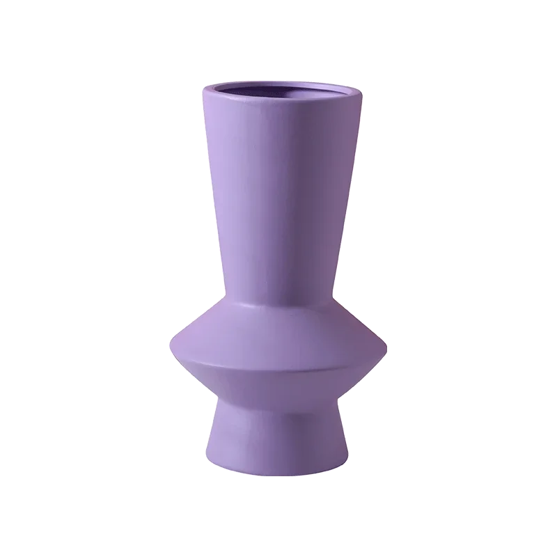 Ceramic-Vase-Minimalist-Solid-Color-Vases-for-Flowers-Abstract-Art-Desk ...