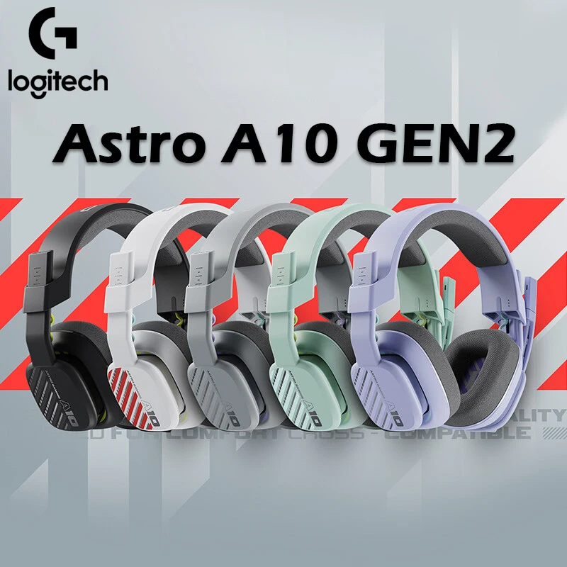 Original Logitech Astro A10 Gaming Headset Gen 2 with Mic Lightweight ...