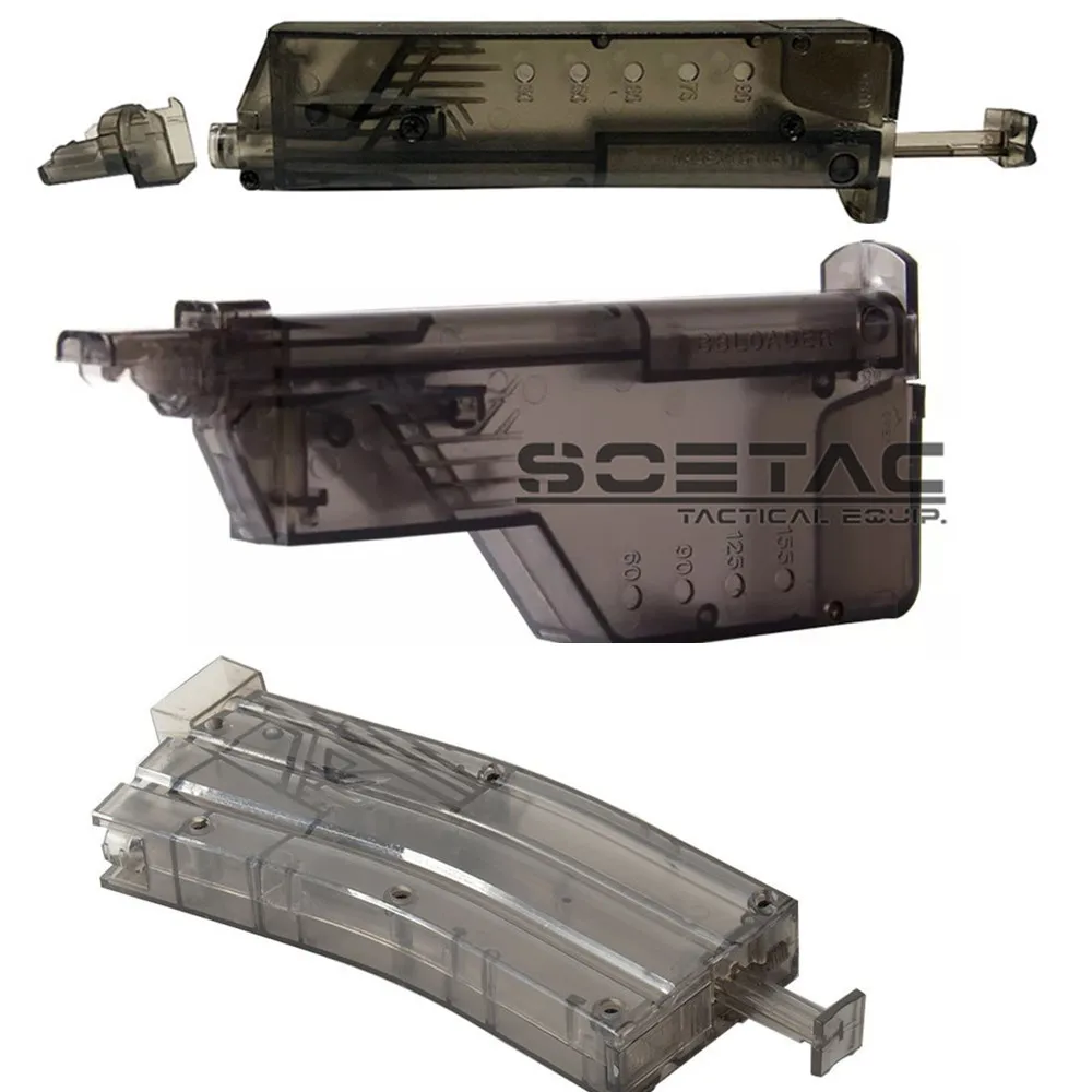 Airsoft-Plastic-BB-Speed-Loader-200-Rounds-War-Games-Combat-Tactical-BB ...