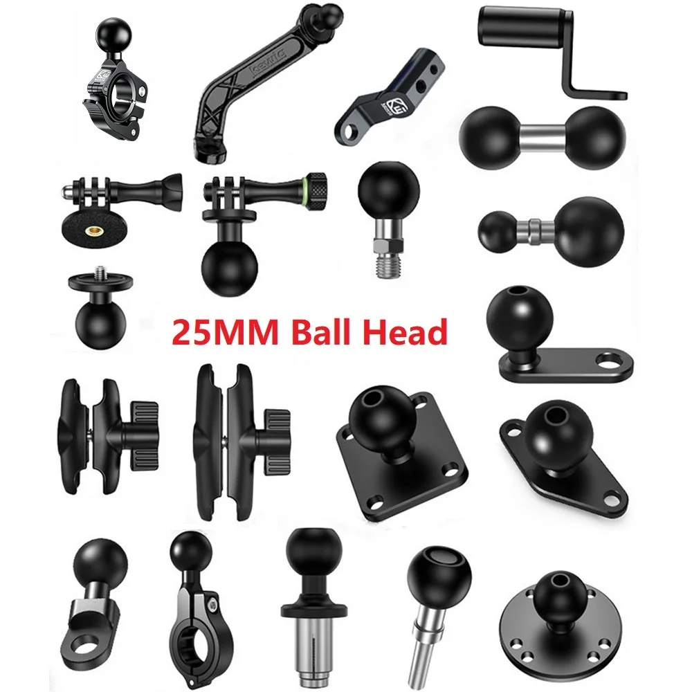 1-inch-Ball-Head-Mount-Adapter-Motorcycle-Bicycle-Handlebar-Clip ...