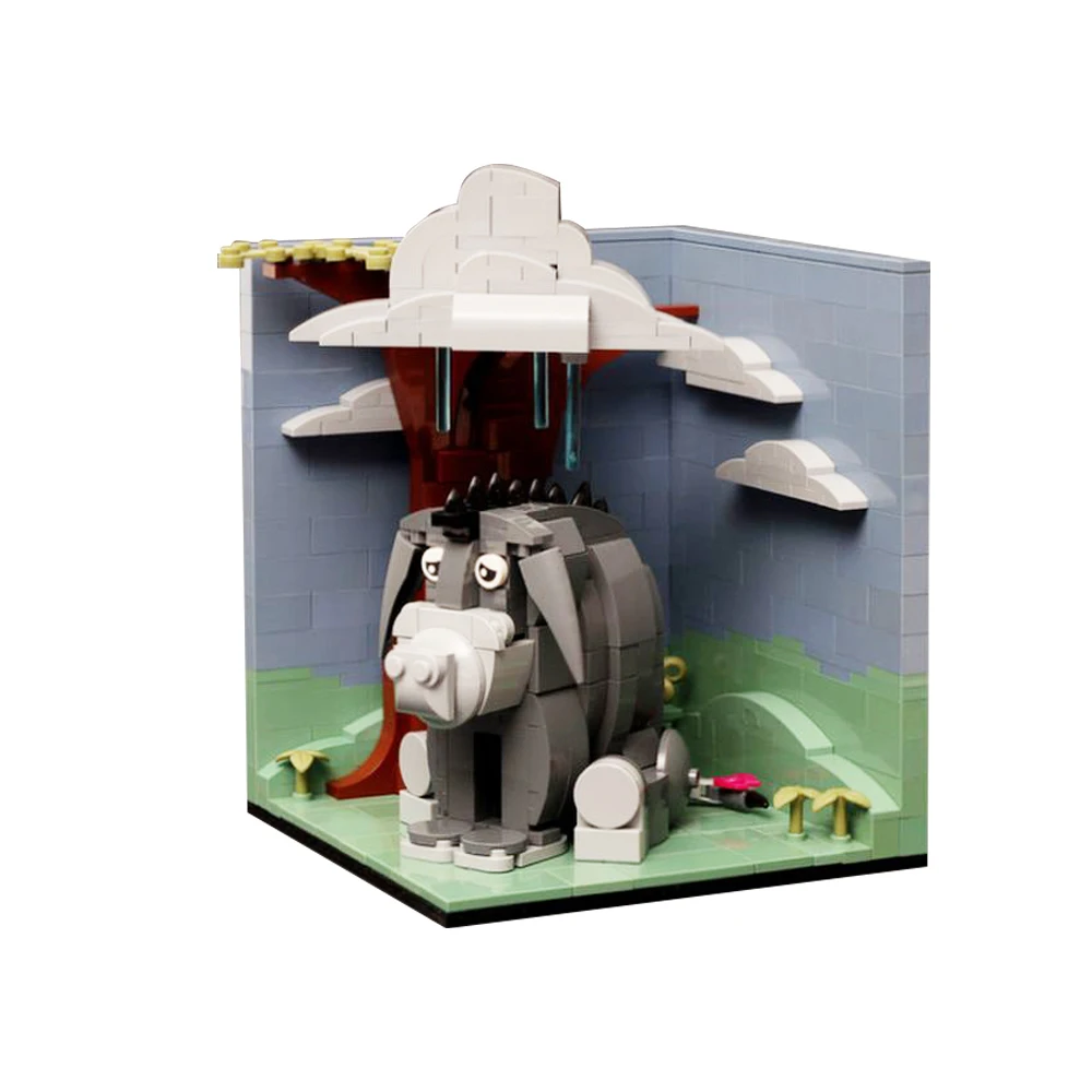 SETBRICKS-MOC-Cartoon-Eeyore-Habitat-Buliding-Blocks-Toys-Creative-DIY ...
