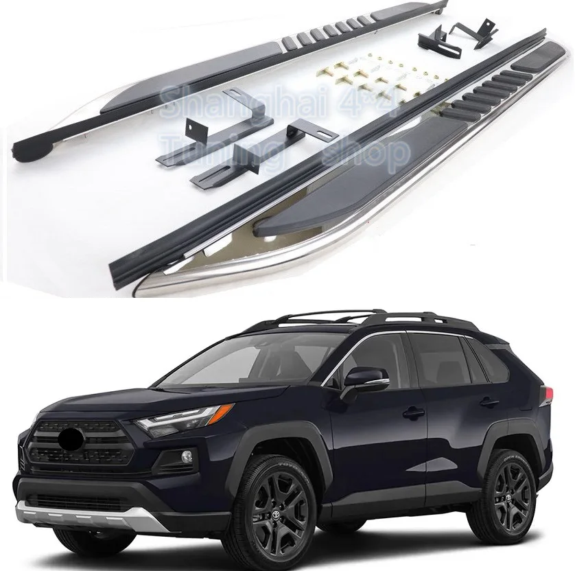 Stainless-steel-for-TOYOTA-RAV4-2019-2024-Running-Board-Side-Step-Nerf ...