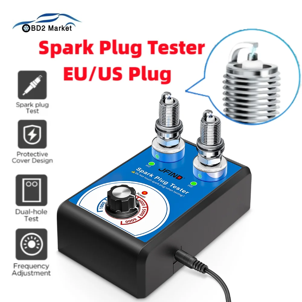 Jfind-JF109-13mm-Double-Hole-car-Spark-Plug-Tester-110V-220V-to-12V-For ...