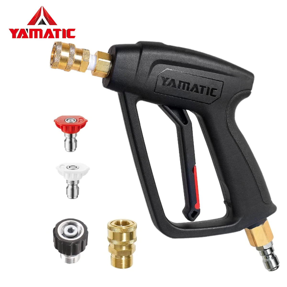High-Pressure-Washer-Gun-Car-Washing-Machine-Spray-Nozzle-With-Adapter ...