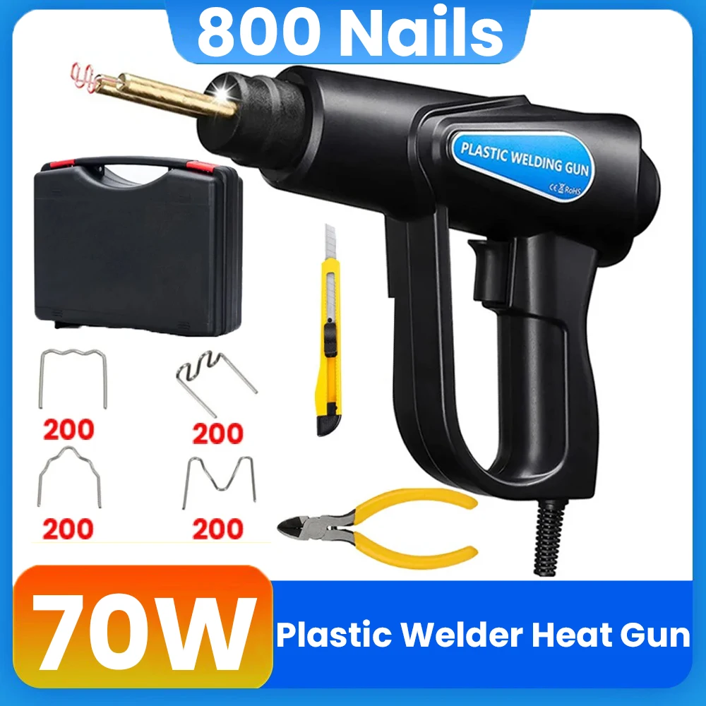 70W-Plastic-Welder-Heat-Gun-Hot-Stapler-Plastic-Welding-Machine-with ...