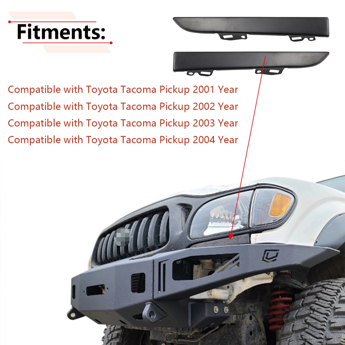 Car-Front-Bumper-Support-Bracket-Left-and-Right-For-2001-2002-2003-2004 ...