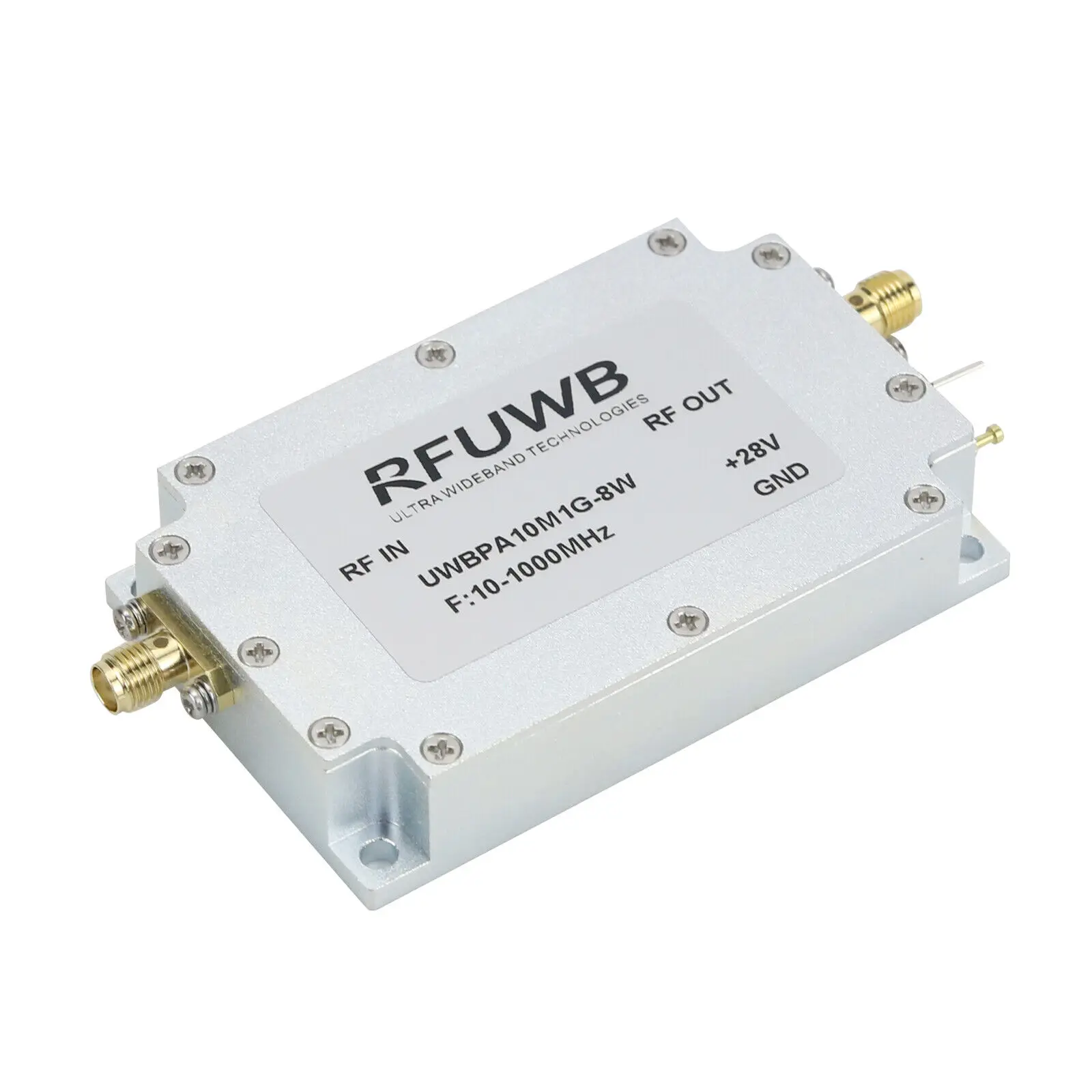 8w 10-1000mhz Rf Power Amplifier Broadband Rf Power Amplifier - Radio ...