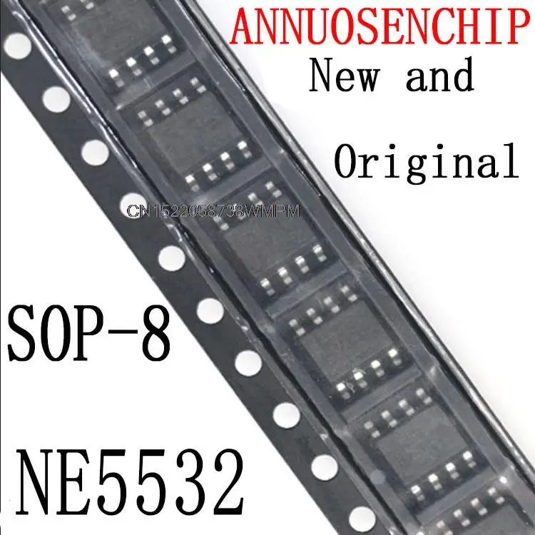 Amplificador op amp Dual de bajo ruido, nuevo y Original de 50 piezas, buena calidad, SOP 8 ...