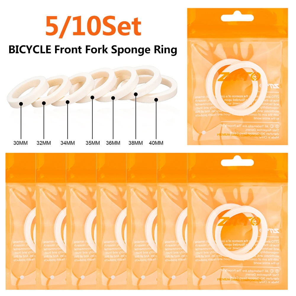 5-10set-MTB-Bicycle-Shock-Absorber-Front-Fork-Sponge-Ring-Dust-proof ...