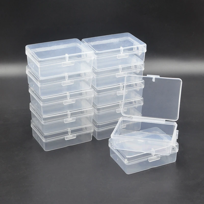 12 Transparent Storage Boxes for Arts and Crafts Parts Small Beads ...