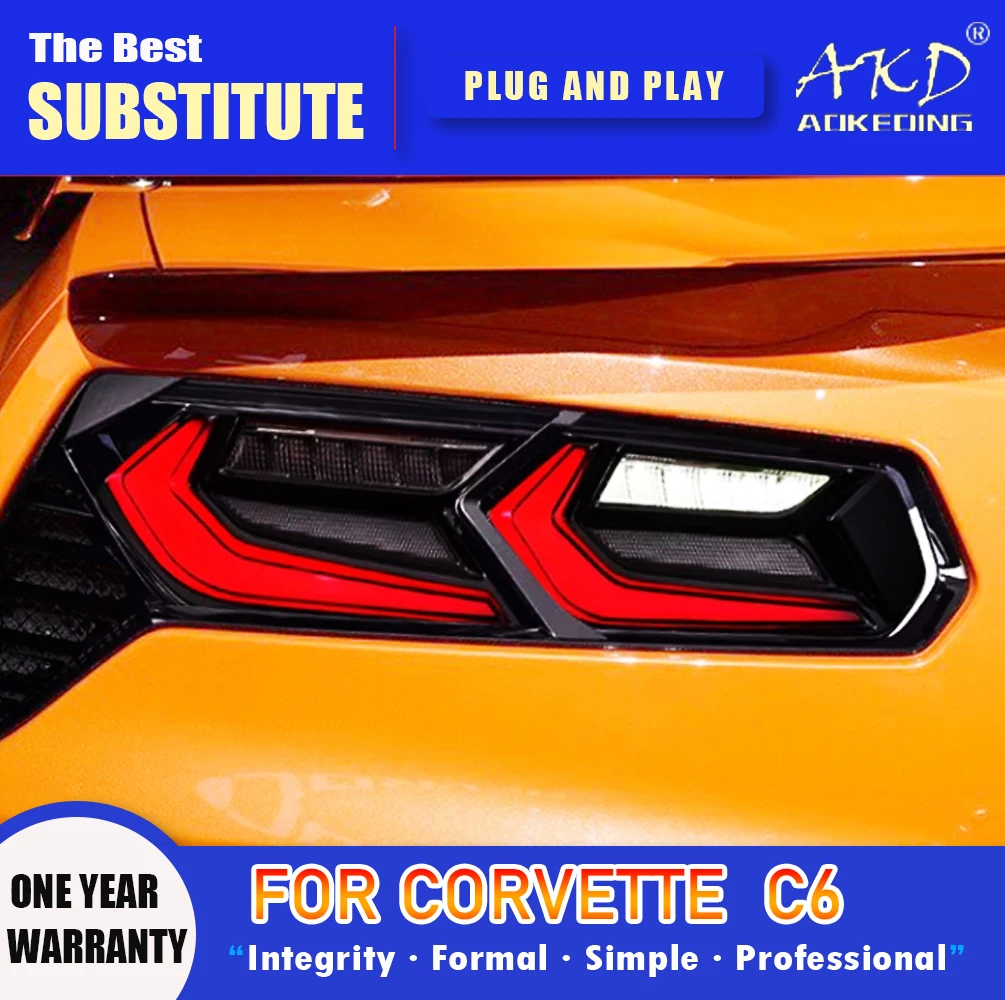 AKD-Tail-Lamp-for-Chevrolet-Corvette-c6-LED-Tail-Light-2014-2019-ZR1 ...