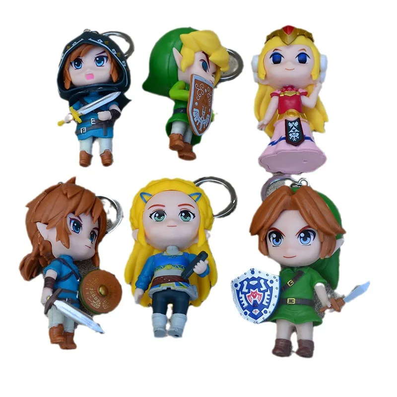 6Pcs-Set-The-Legend-of-Zelda-Game-Periphery-Figures-Pendant-Toy-Link ...