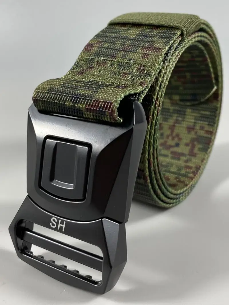 New-Russian-Camouflage-Tactical-Belt-Quick-Button-Nylon-Inner-Emr ...