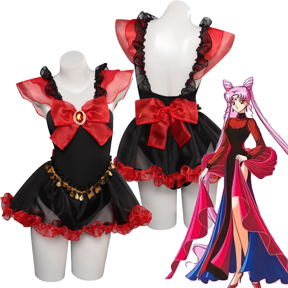 Moon-COS-Chibiusa-Blackening-Cosplay-Sailor-Costume-Summer-Dress ...