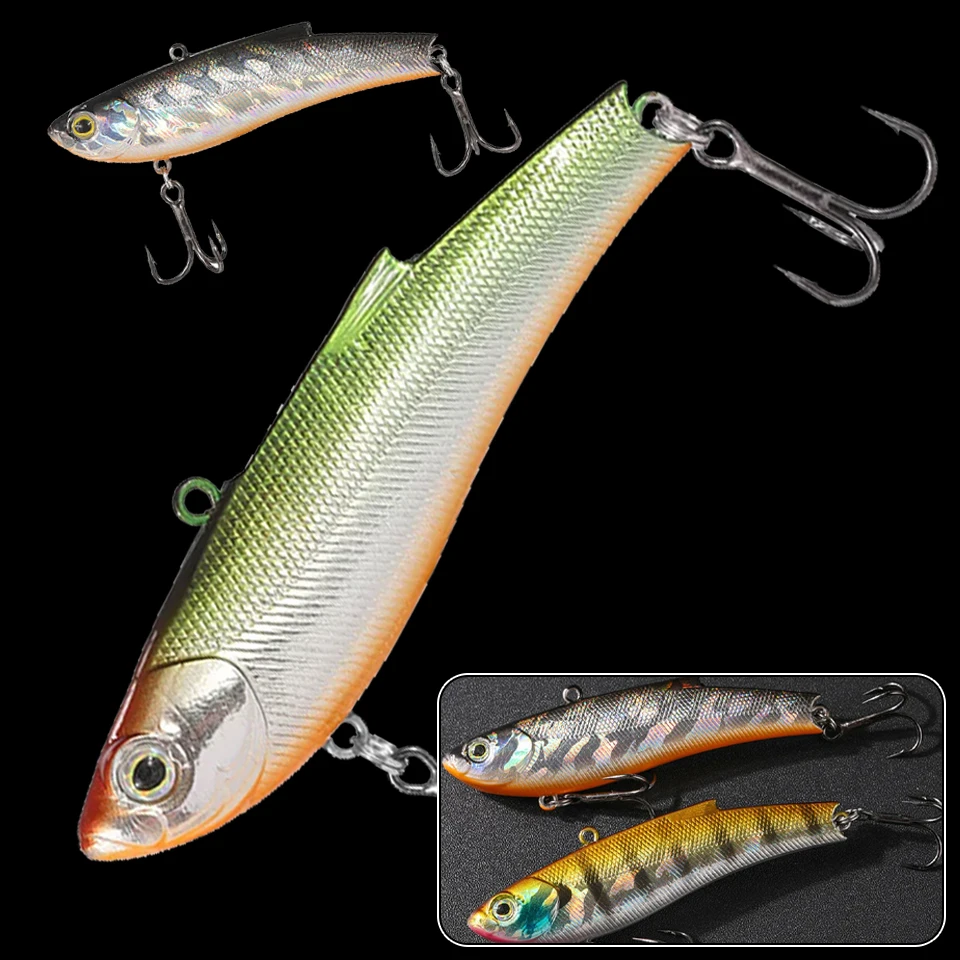 WALK-FISH-8CM-23G-9CM-33G-Plastic-VIB-Fishing-Lure-Long-Casting-Rattlin ...