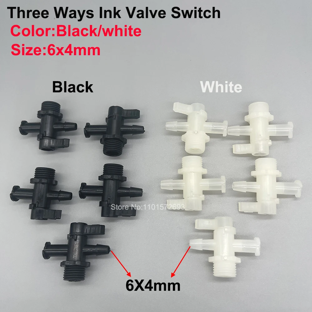 5pcs-Three-Way-Ink-Valve-UV-Solvent-Printer-Ciss-Switch-Ink-Tube ...