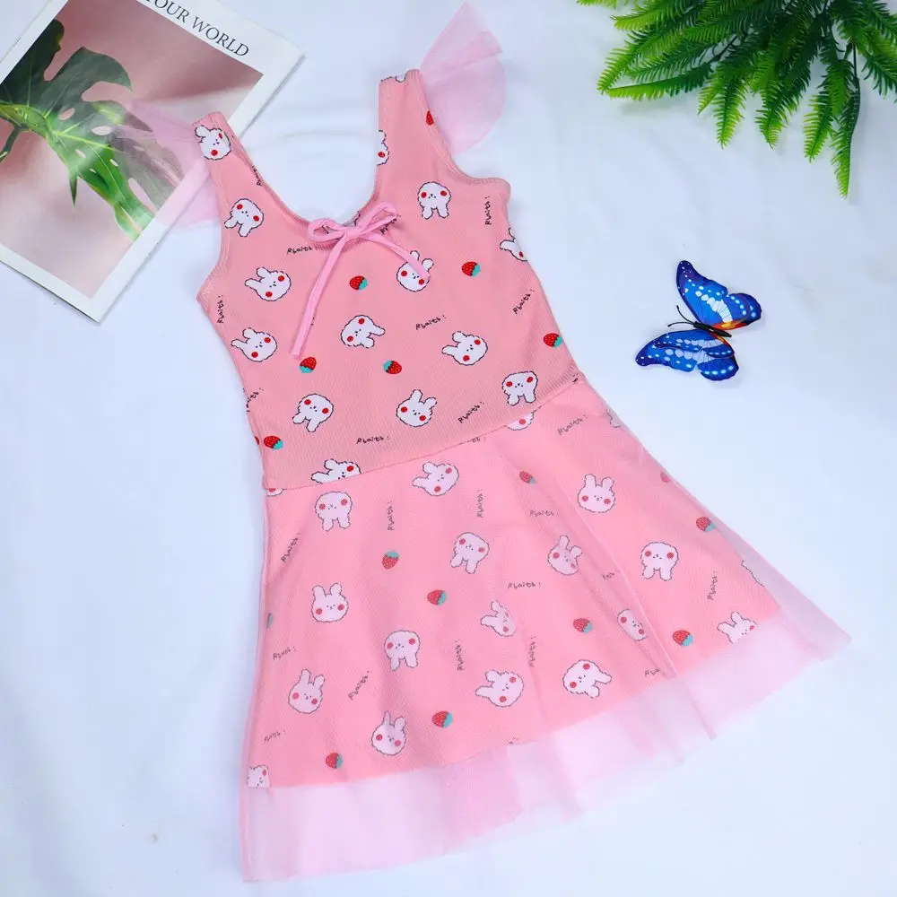 Children-s-Cartoon-Rabbit-Swimsuit-Skirt-Style-Swimwear-Swimsuit ...