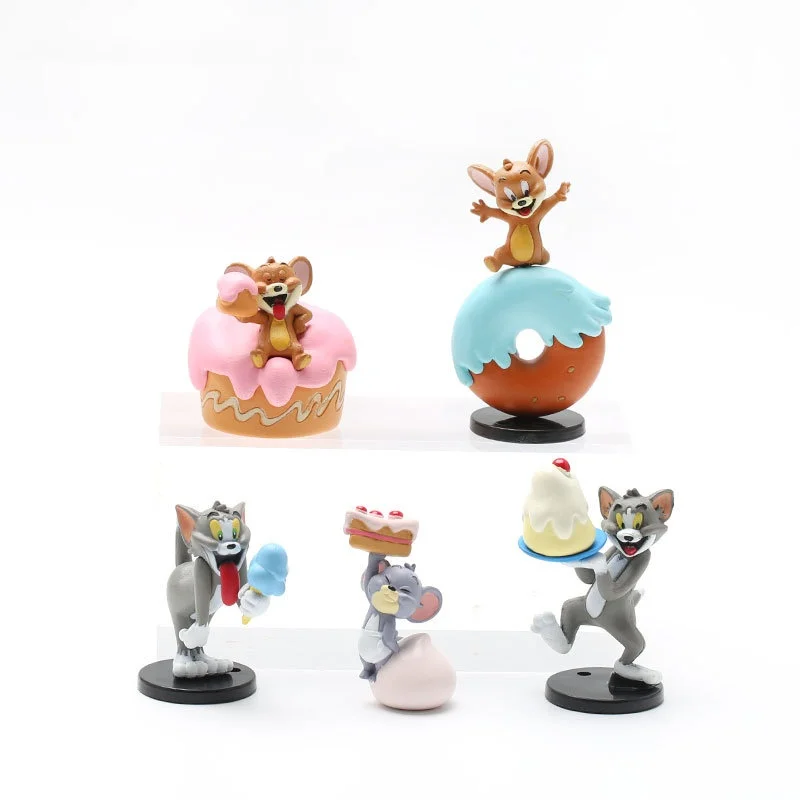 Figuras-de-acci-n-de-Mini-Tom-Jerry-para-ni-os-juguetes-de-decoraci-n ...