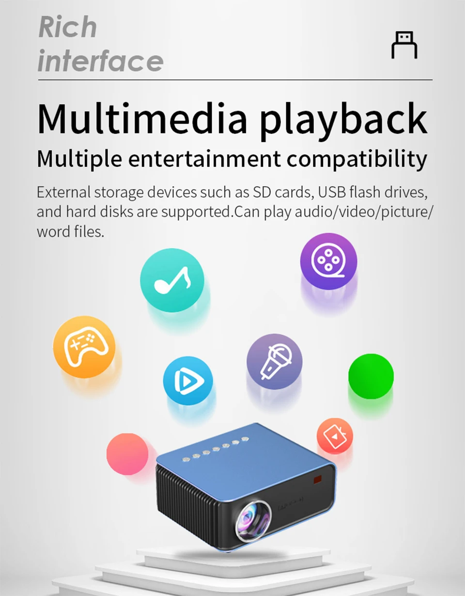 T4S Wifi Portable HD Projector | CyberDeals.lk - Ultimate Online Gadget ...