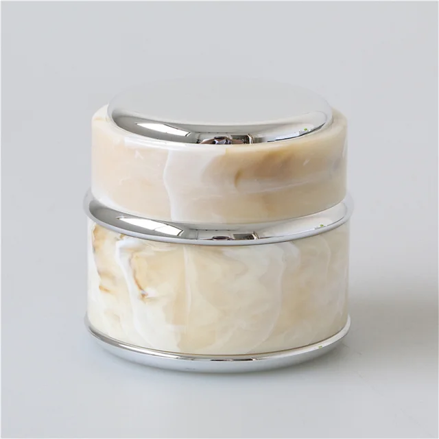 15g Marble Pattern Lotion Cream Pot Cosmetic Jars Portable Empty ...