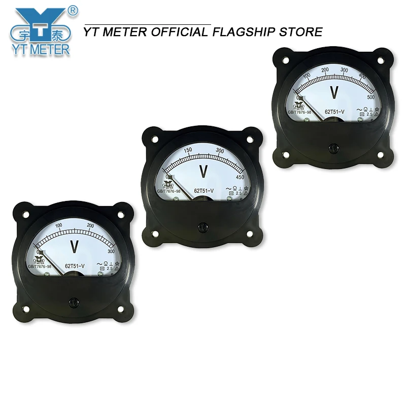 62T51 AC voltmeter frequency meter 250V 300V 450V 500V 600VZ 45-55HZ ...