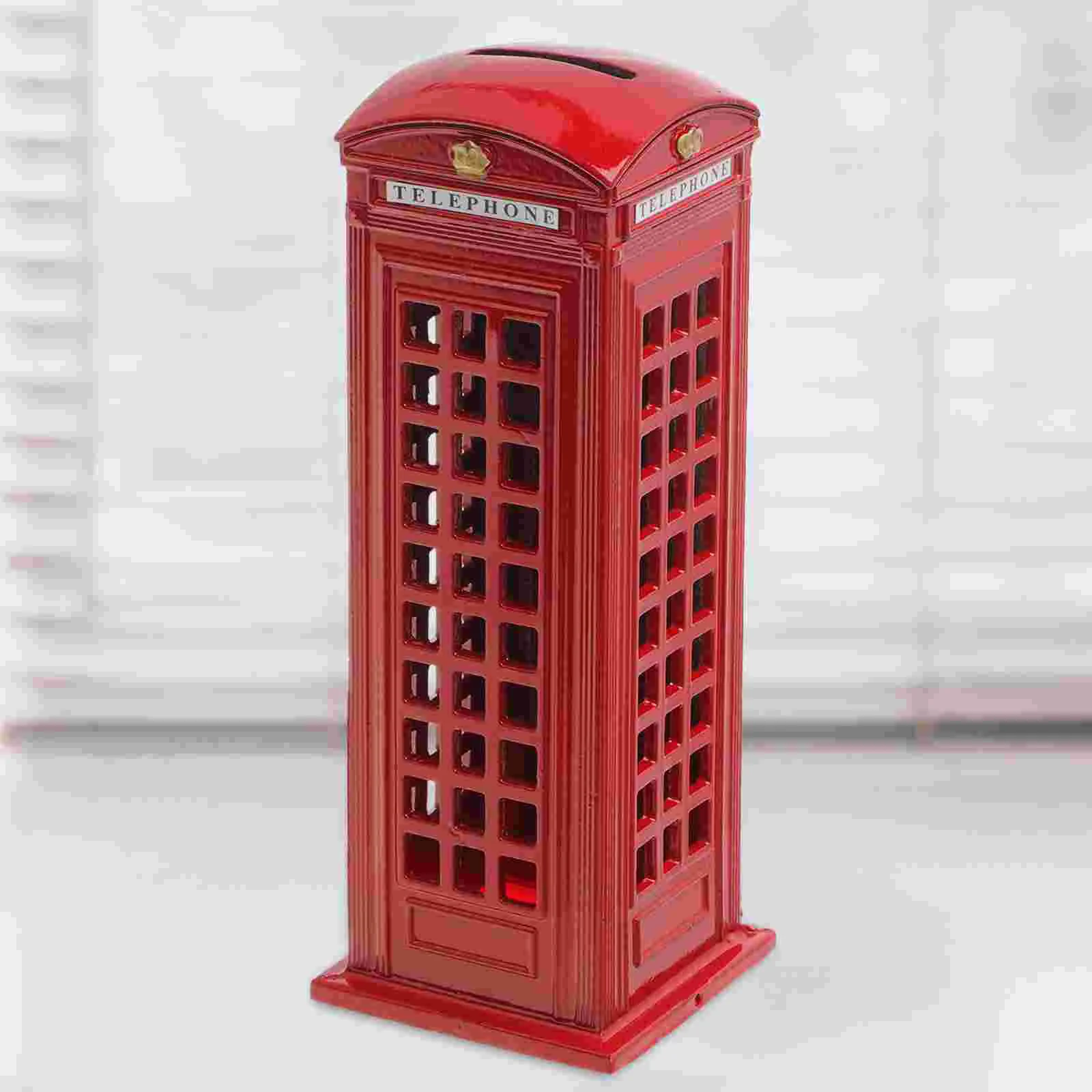 Pillar-Box-Telephone-Piggy-Bank-London-Phone-Booth-Change-Bank-Postal ...