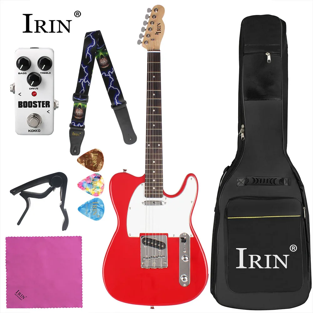 IRIN-6-String-Red-Electric-Guitar-Campus-Student-Rock-Band-Electric ...