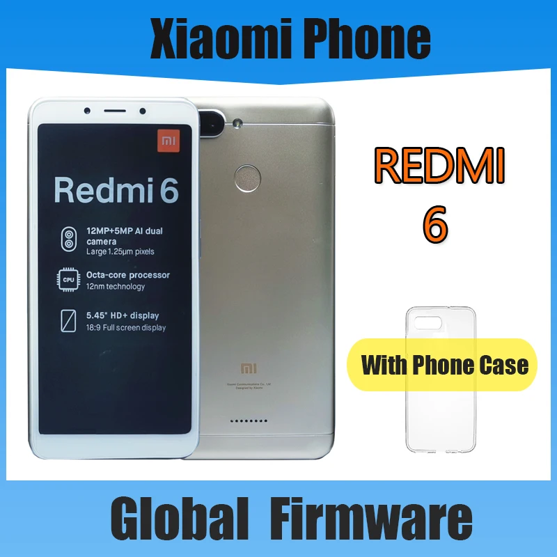 Xiaomi-Redmi-6-Smartphone-with-googleplay-Mobile-Phone-5-45-Full-Screen ...