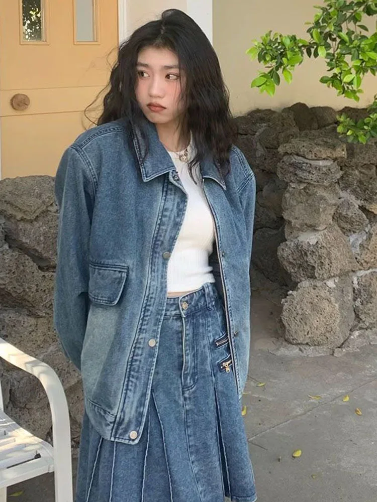 Spring-Autumn-Denim-Top-Denim-Jacket-New-Outerwear-Denim-Jacket-Women ...