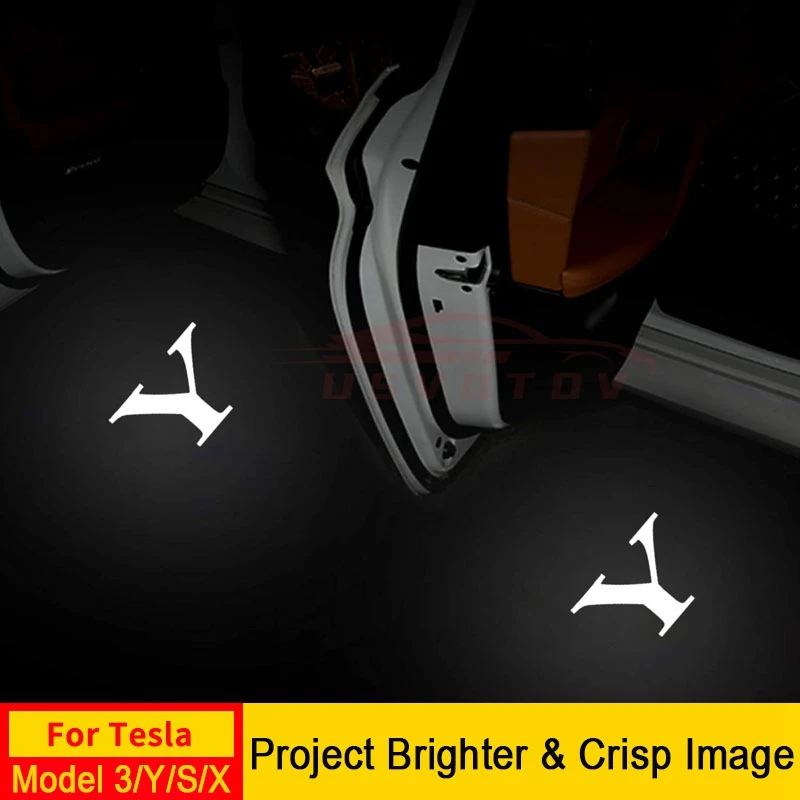 LED-Welcome-Puddle-Lights-For-Tesla-Model-3-Y-X-S-2023-2022-2021 ...