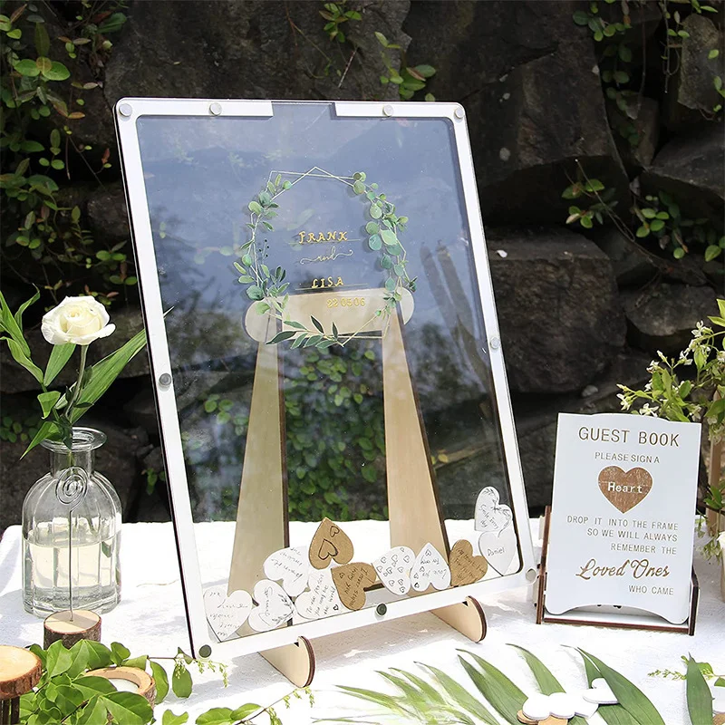 Wedding-Sign-in-Board-Acrylic-Transparent-Message-Box-Wedding-Love-Sign ...