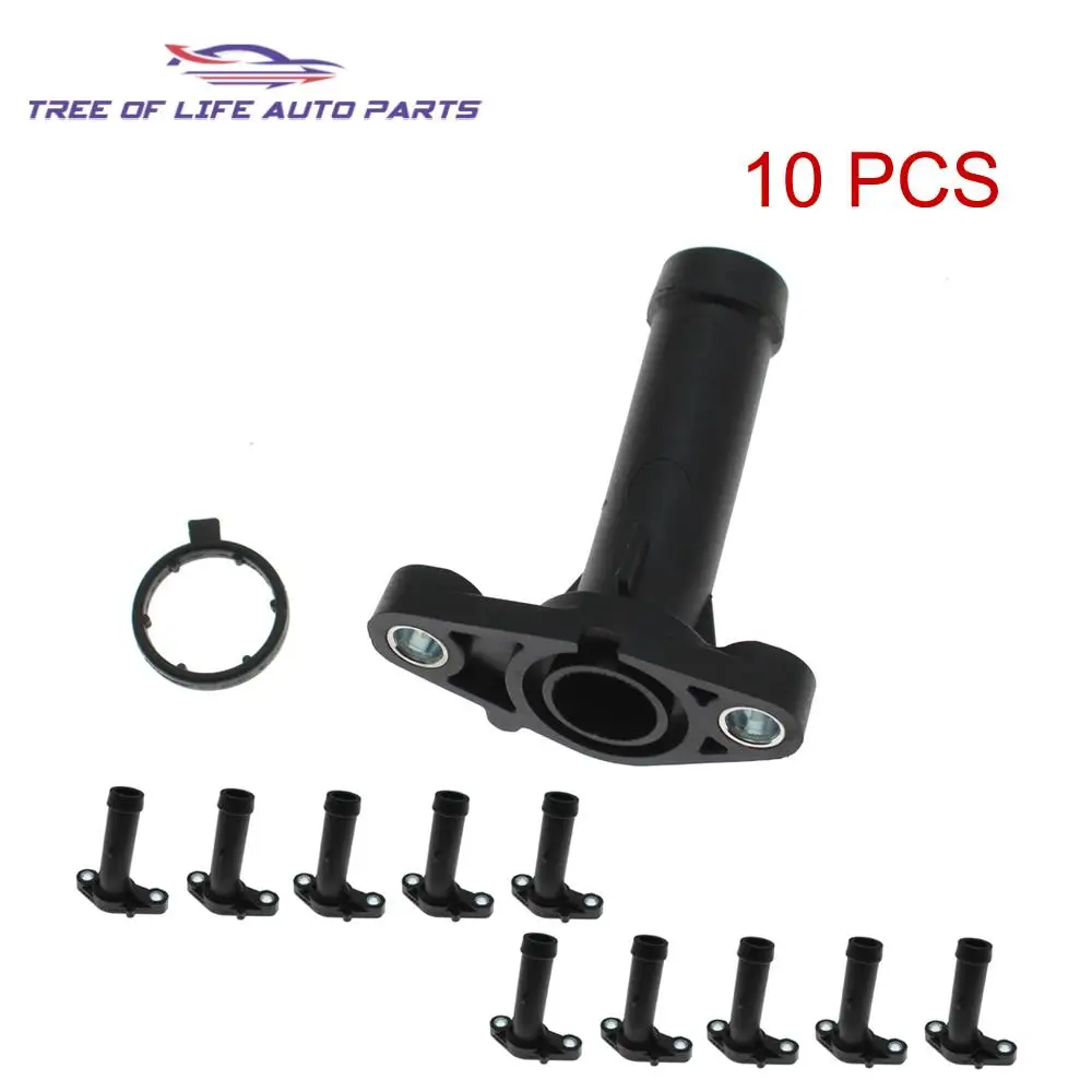 1-2-5-10X-Engine-Coolant-Flange-Connecting-Pipe-03H121145A-For-AUDI-Q7 ...