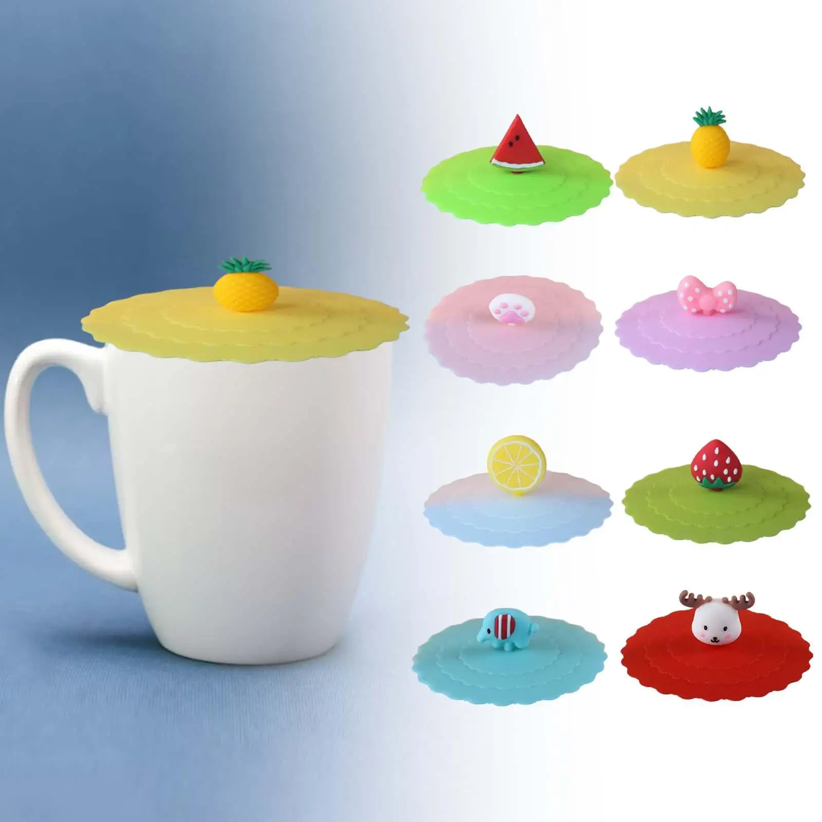 8x-Reusable-Silicone-Cup-Lids-Coffee-Mug-Cover-Drinking-Any-Cups ...