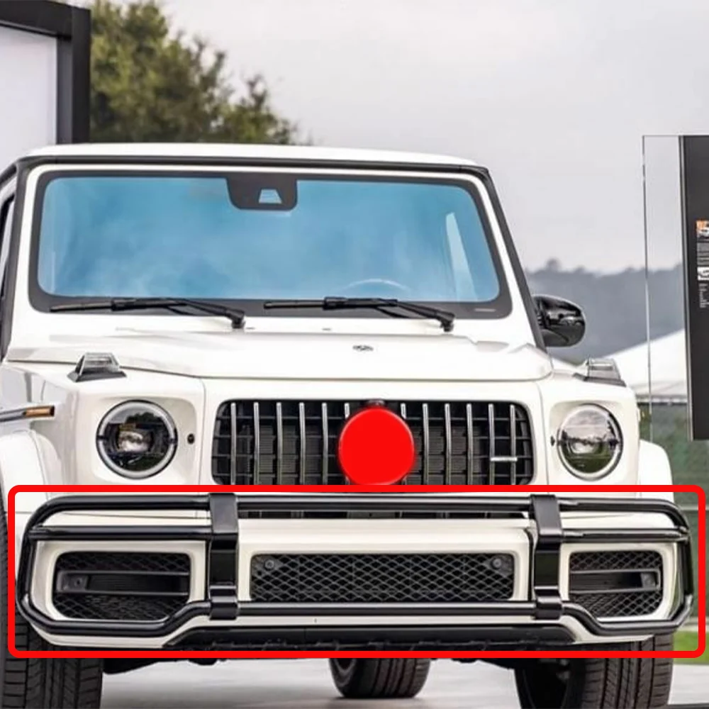 For-Mercedes-Benz-A4638807801-W463-G63-AMG-4-4-car-Front-bumper-iron ...