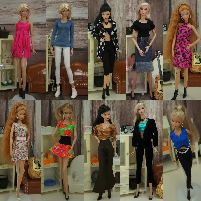 30cm-Dolls-Clothes-Multi-Joints-Doll-Clothes-Doll-Clothing-Casual-wave6 ...