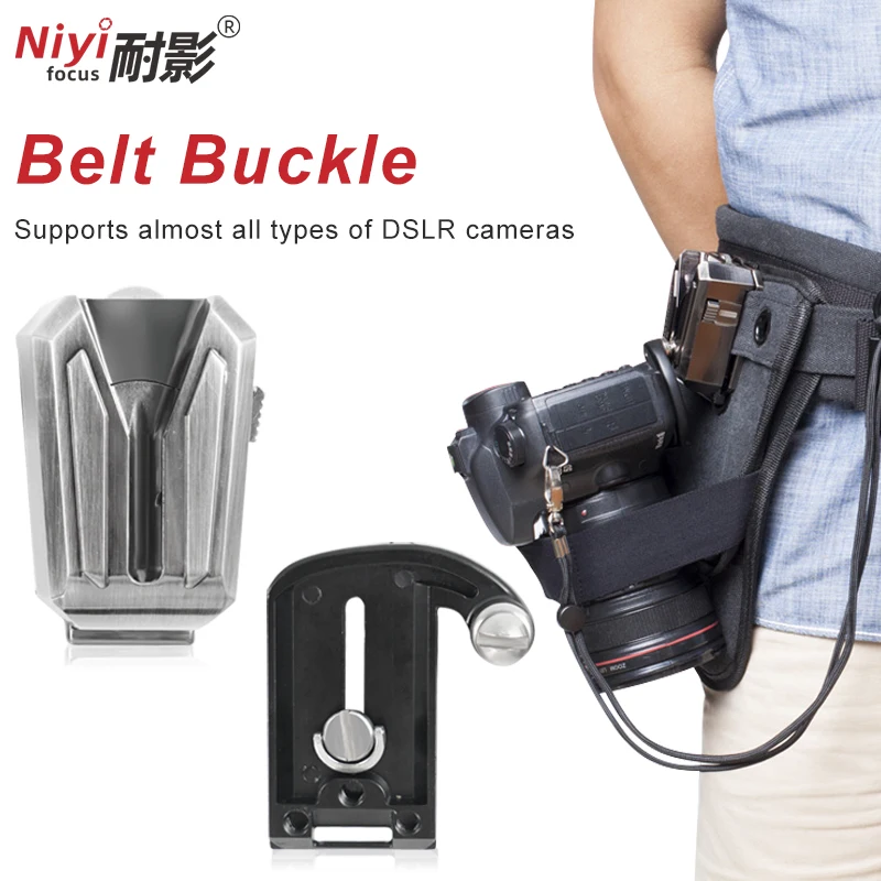 Metal-Camera-Waist-Buckle-with-1-4-Quick-Release-Clamp-Holster-Camera ...