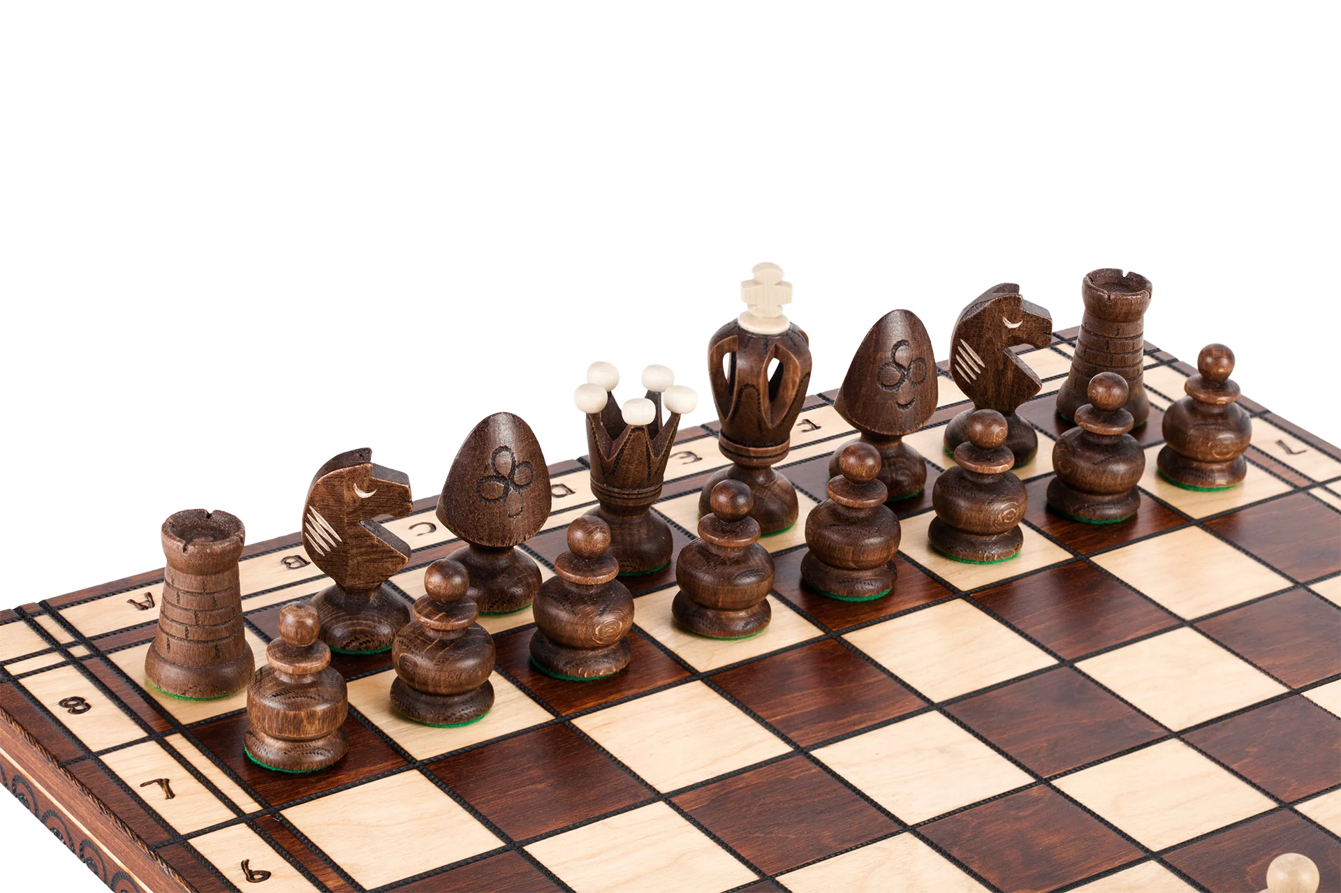 Mini Chess Set Professional Table Wood Educational Child Games King And ...