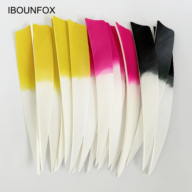 36pcs-5Inch-Arrow-Vanes-Turkey-Real-Feather-Fletching-for-DIY-Hunting ...