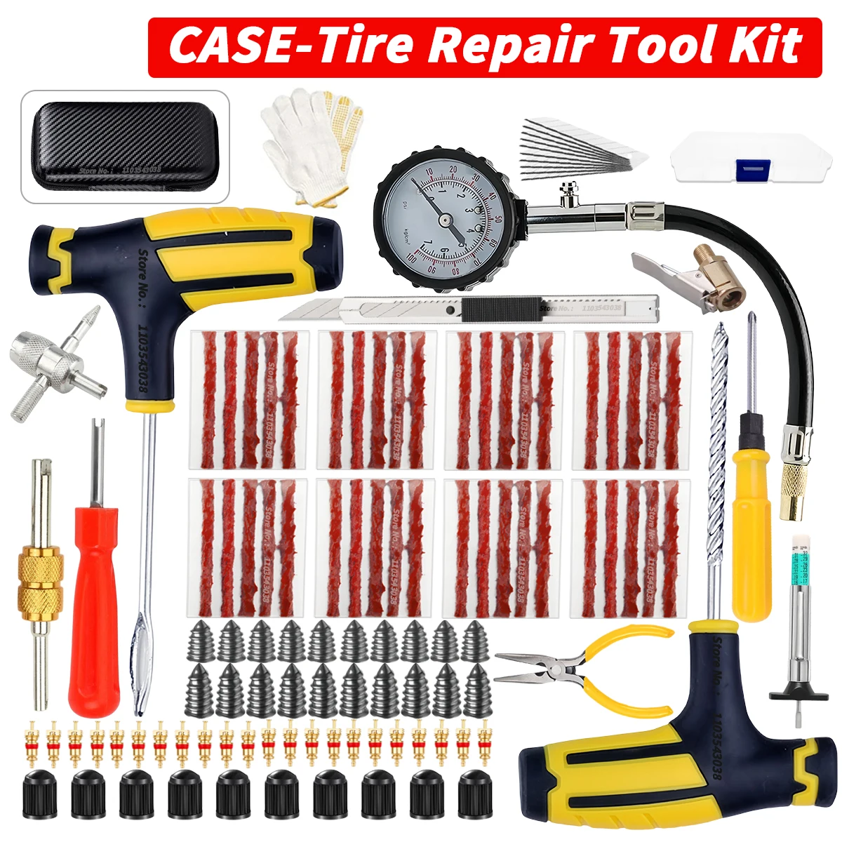 Car-Tire-Repair-Kit-Puncture-Plug-Tools-Tyre-Puncture-Emergency-for ...