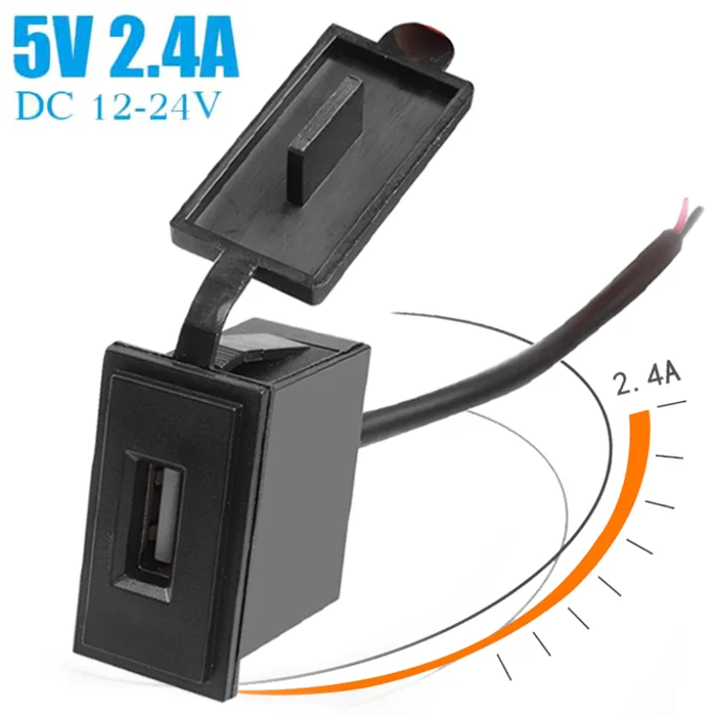Single-USB-Car-Charger-12V-24V-Motorcycle-Auto-Truck-RV-Boat-Waterproof ...