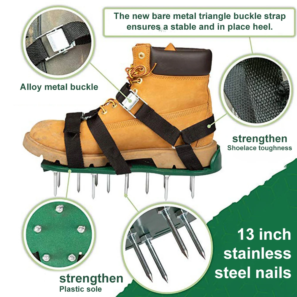 8Pcs-Garden-Aerator-Shoes-Strap-Nylon-Aerate-Boots-Strap-Gardening ...