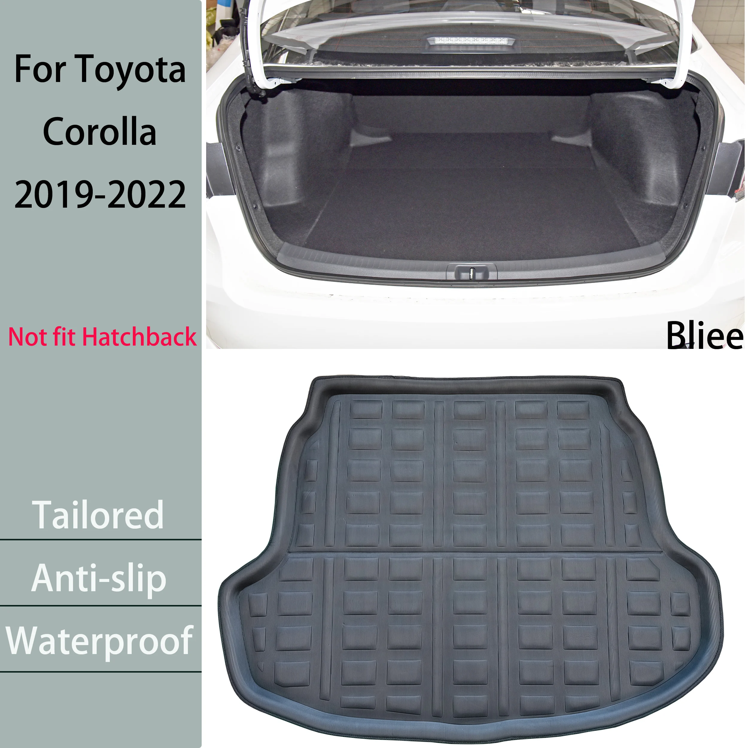 For-Toyota-Corolla-Sedan-Saloon-E210-2019-2020-2021-2022-Tailored-Rear ...
