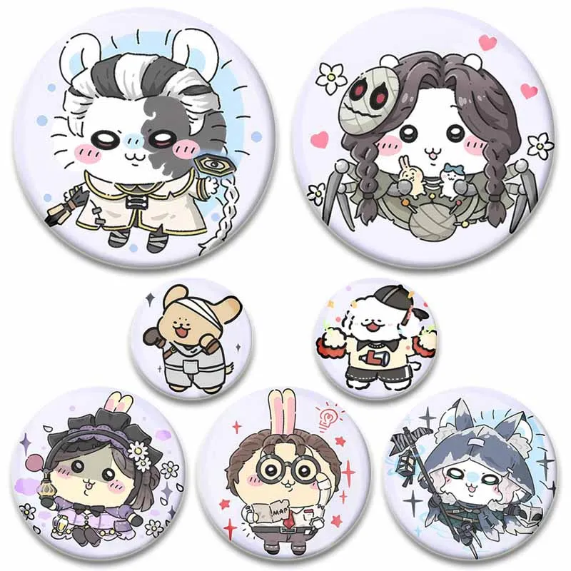 Custom Game Identity V Enamel Pins Horror Role Round Brooches on ...