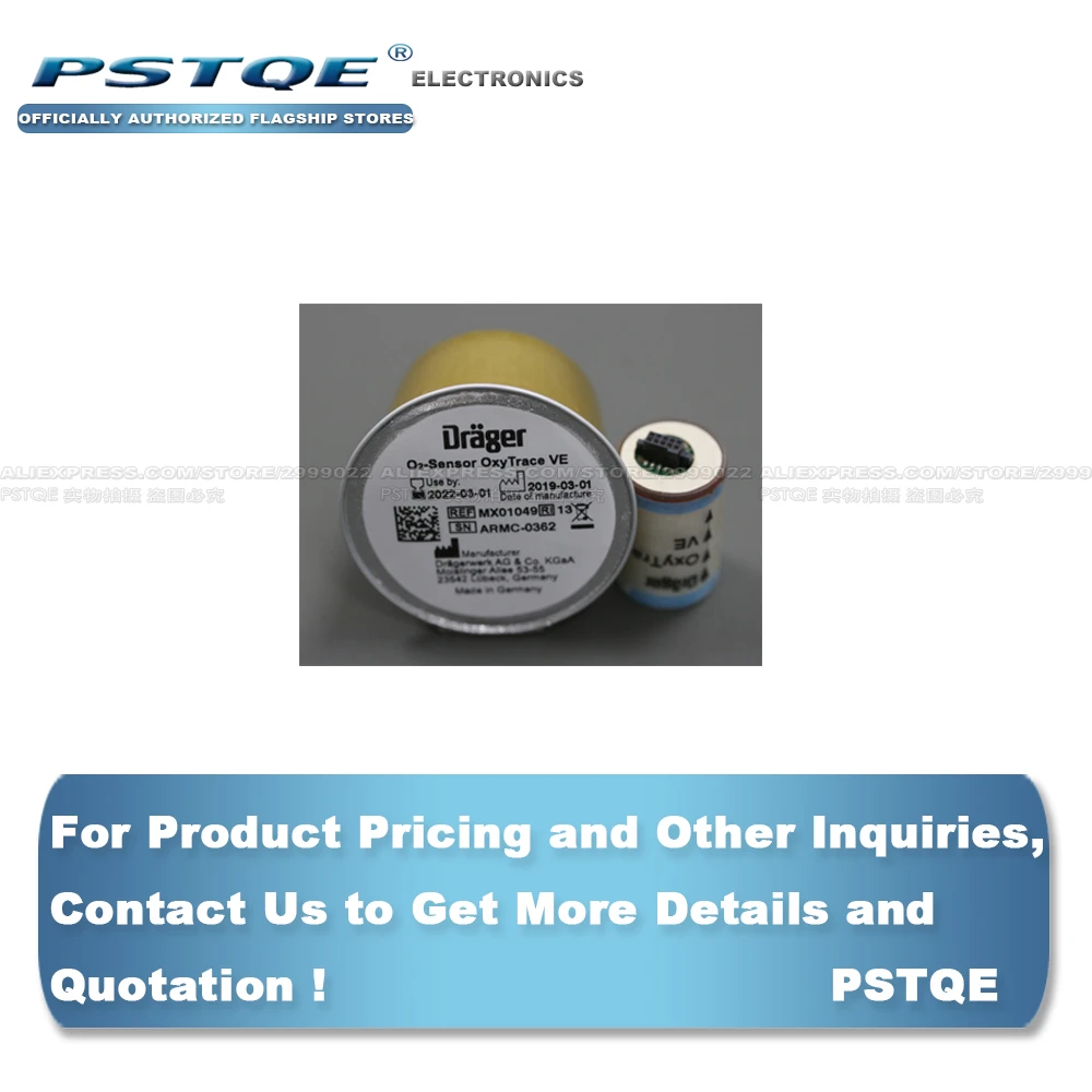 New Original Drager Savina Oxytrace VE Oxygen O2 Sensor Cell MX01049 ...